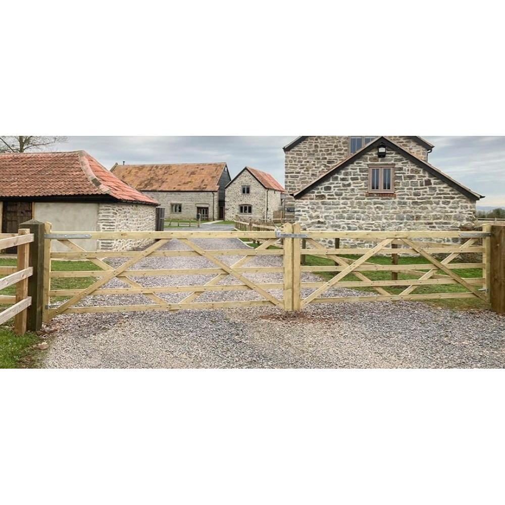 All Gates Forester 5 Bar Field Gates | Made To Measure Wooden Gates London
