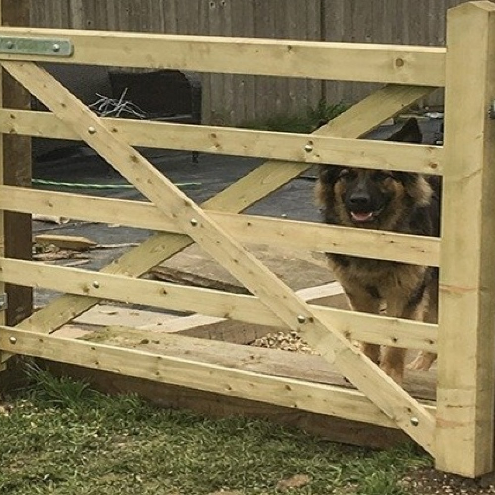 All Gates Forester 5 Bar Field Gates | Made To Measure Wooden Gates London