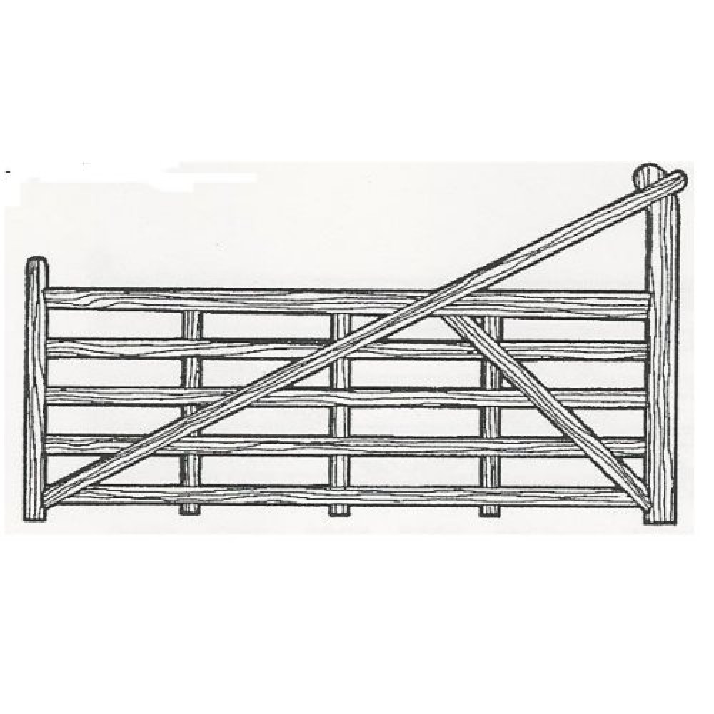 All Gates Yeoman Wooden 5 Bar Field Gates | Garden Gate Suppliers Sussex